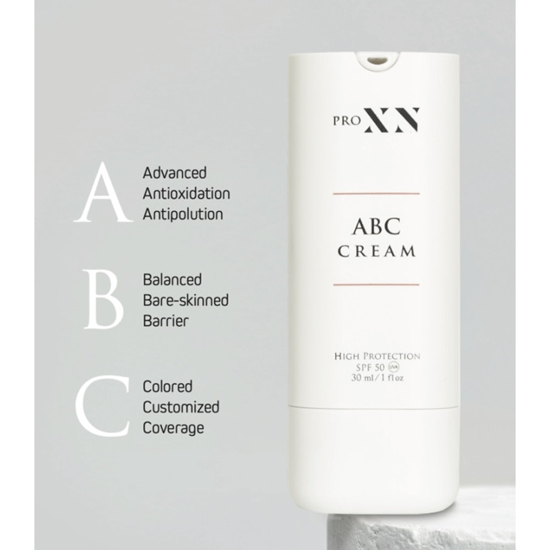 PRO XN ABC CREAM SPF50 Krem ochronny koloryzujący – naturalny blask i ...